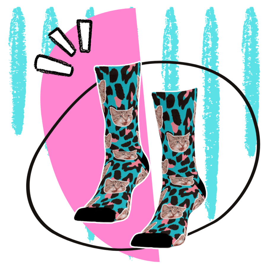 Animal print turquesa